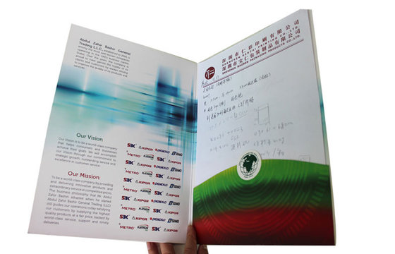 Advertising UV printing A4 Paper file folder / office file holder