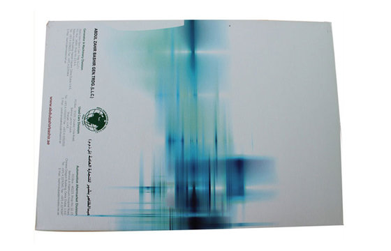 AI / PDF / CDR fashion Eco handmade paper file PP stationery folder