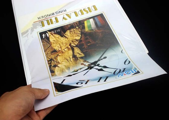Folder Shape and Paper Material Round Ring Economy Vinyl View Binder