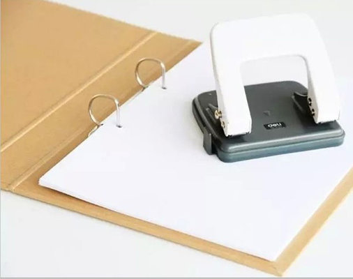 ROHS Approved Ring Binder A4 Brown Kraft Paper File Folders For Business