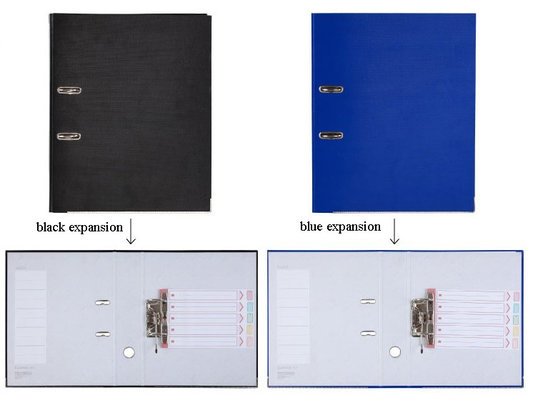 Black Paper File Folder 2 Ring Binder Lever Arch Files PVC File Folder