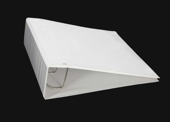 Custom White A4 Document Cardboard Paper Portfolio File Folders With Clips