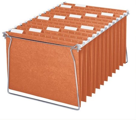 Suspension / Hanging Paper File Folder , Expandable Manila File Folders
