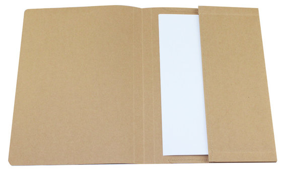 A4 Paper Kraft File Folder For Documents / Brown Expandable File Folders