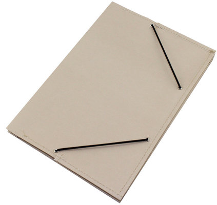 A4 Portfolio Fancy Paper File Folder With String , Office Supplies File Folders