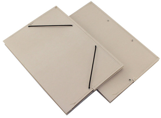 A4 Portfolio Fancy Paper File Folder With String , Office Supplies File Folders