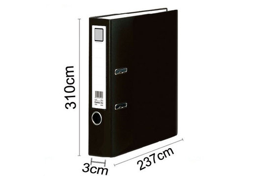 Durable A4 document clip folder / plastic fashion portfolio case