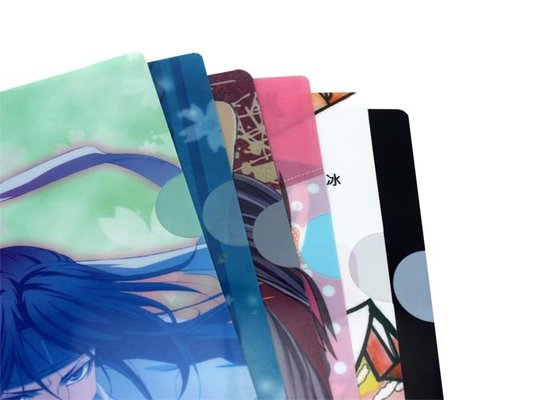A4 0.2mm plastic PP File Folder Eco-friendly with Glossy lamination
