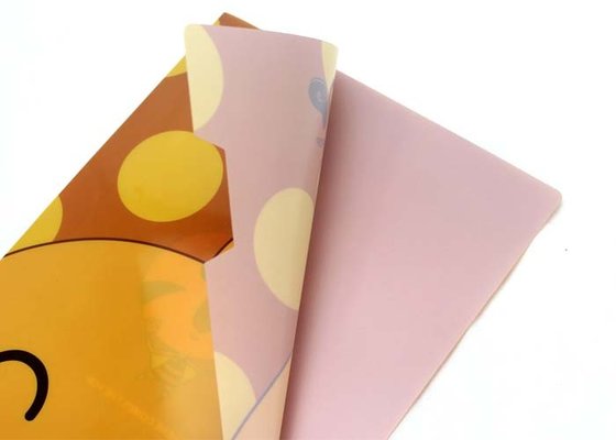 Customized Glossy Lamination Plastic Document Folders Stationery For School