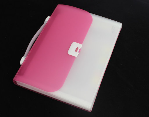Non - Toxic Wallet Type Plastic Document Folder With Button string
