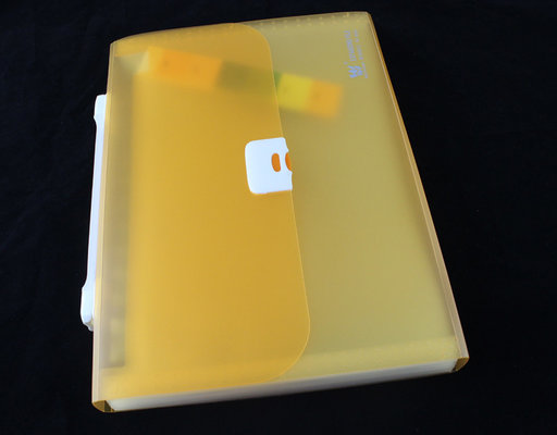 Recyclable Plastic Expanding File Folders / PP Document Wallet Folders