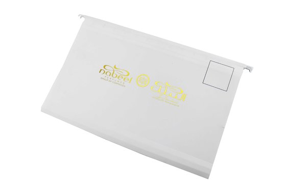 Non - toxic Office Stationery Plastic Folders / A4 Hanging File Folder