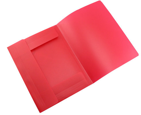 3 Flap Plastic Document Folder , Custom Size Plastic Document Case