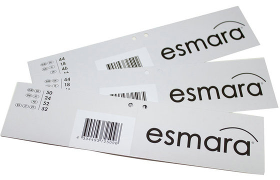 Custom Hang Tags For Dress / T-Shirt / Jeans ,  White Paper Card Hang Tag Labels