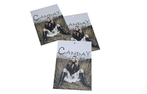 CMYK Custom Brand Printing Hang Tags For Clothing / Jewelry / Goods