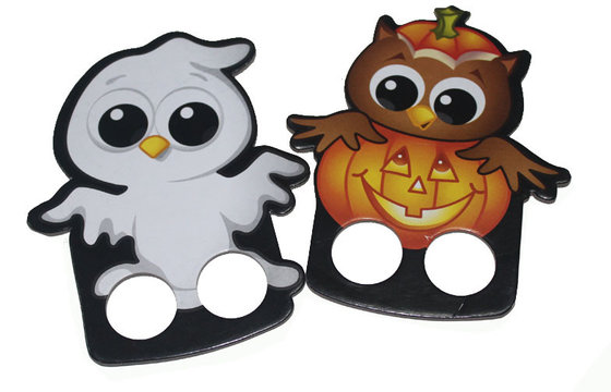 Children Die Cutting Hard Cardboard Custom Hang Tags With String