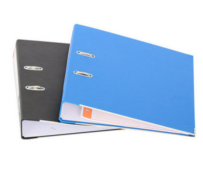 Pretty Lever Arch Files PVC Cardboard File Folders With Double Side Box