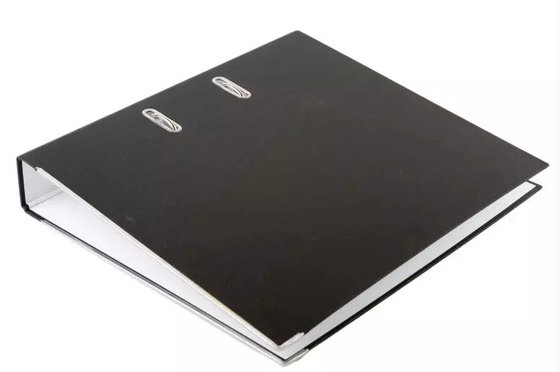 Durable Black A4 Paper File Folder , PVC Lever Arch File Folder With FC Cardboard