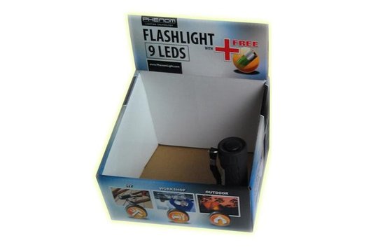 Glossy Lamination Printing Handling Cardboard Display Boxes Recyclable