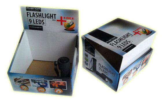 Glossy Lamination Printing Handling Cardboard Display Boxes Recyclable