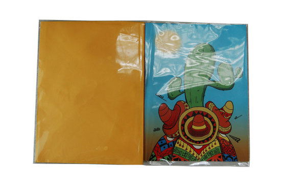 Happy Birthday 35s Voice Paper Folding Greeting Cards With Glossy Lamination 
