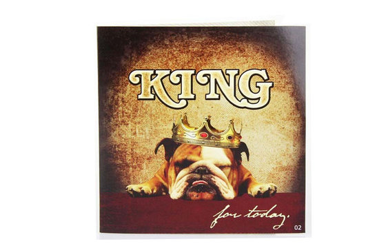 Handmade Paper Greeting Card , 18S Animal Gold Classic Blessing Sound Greeting Cards