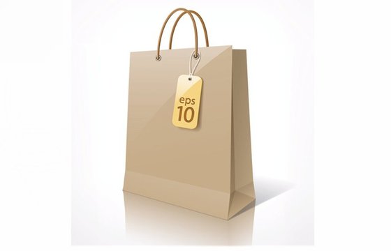 Custom Kraft Paper Bags With Logo Printing / Kraft Paper Carrier Bags