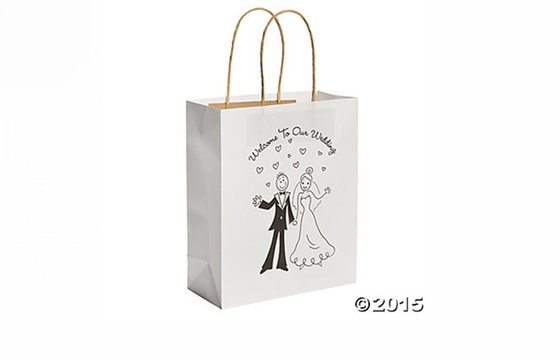 Recyclable Personalized Paper Gift Bags For Shopping , Paper Shopping Bags With Handles