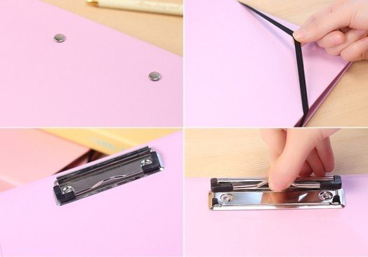 Custom Metal Clip Paper Printed File Folder Recycled A4 Pocket File Folder