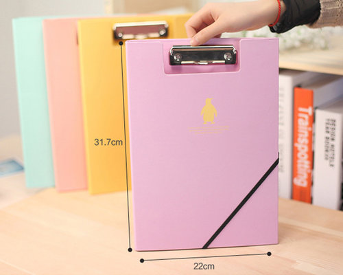 Eco Friendly Office Stationery Multi Colored File Folders With Elastic Closure