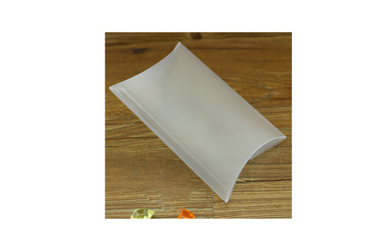 Mini Foldable Clear Plastic Boxes For Scarf Packaging / Clear Plastic Pillow Boxes