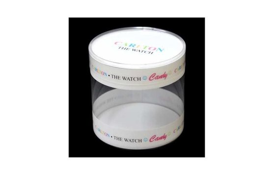 Cute Round Wedding Favor Packaging Clear Plastic Candy Containers