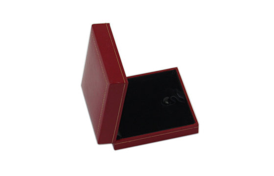 Clamshell Type Red Rectangle Cardboard Gift Boxes Recyclable Customized