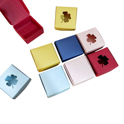 China Single color fancy die cut paper travel soap box packaging box supplier