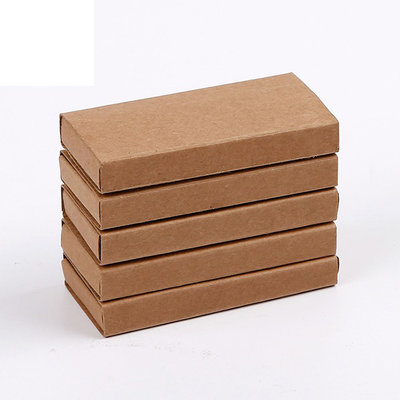 China Handmade matches boxes kraft paper candle matches empty box supplier