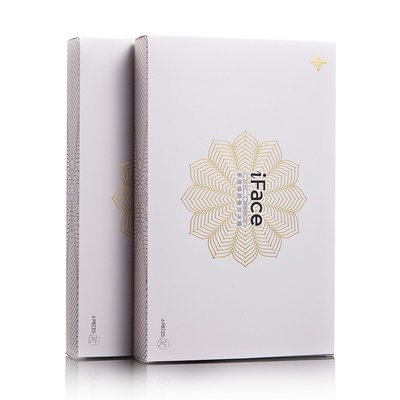 China Gold stamping cosmetic packaging paper box custom printing logo stamping supplier