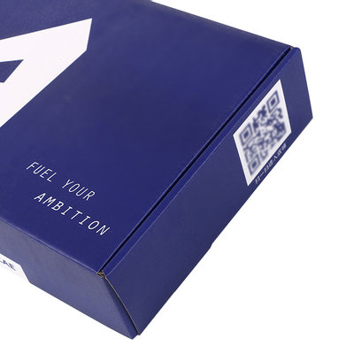 China Gold stamping folding corrugated paper clothing packaging box supplier