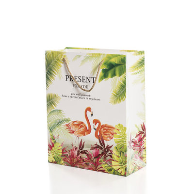 China Color printing custom paper shopping bag gold foil printed ivory bag factory supplier