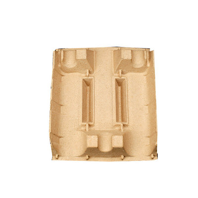 biodegradable recycled wine bottle  paper pulp tray paper pulp 3 pack wine tray supplier