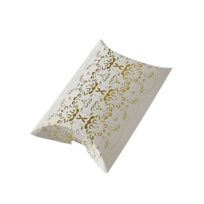 Customized pillow boxes hair packaging pillow box hot stamping supplier