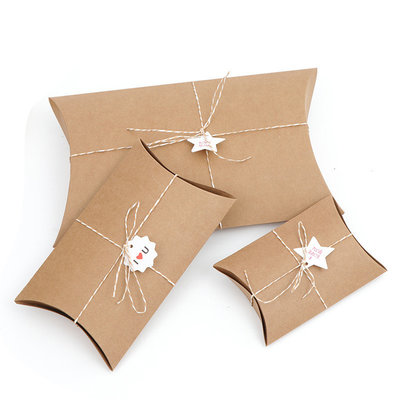 Creative underwear packaging paper pillow gift box with bow tie supplier