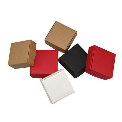 kraft paper plain one color soaps paper box without printing supplier