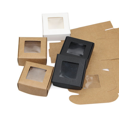 Single color fancy die cut paper travel soap box packaging box supplier