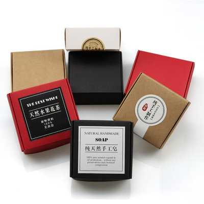 Single color fancy die cut paper travel soap box packaging box supplier