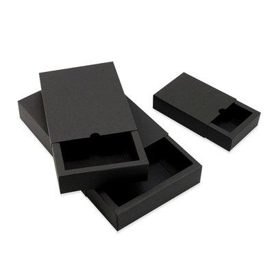 Cheap black soap packaging box pure color embossed soap packing box supplier