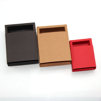 Custom size plain white soap packaging box drawer packing box supplier