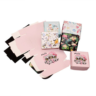 Natural handmade soap packaging paper box with label sticker supplier