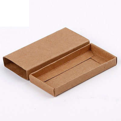 Handmade matches boxes kraft paper candle matches empty box supplier