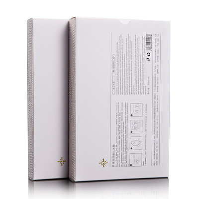 Gold stamping cosmetic packaging paper box custom printing logo stamping supplier