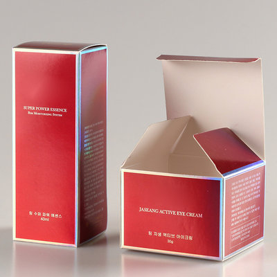 luxury laser printing cosmetic box packaging empty cosmetic cream boxes supplier
